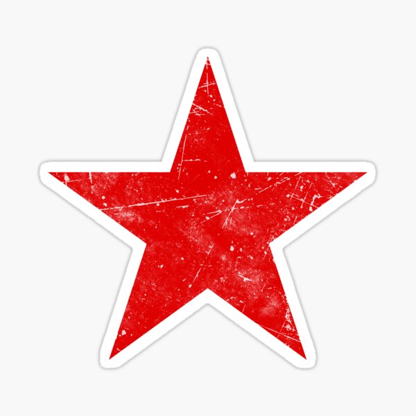 "Red Star USSR Classic Vintage Flag Roundel" Sticker by quark | Redbubble