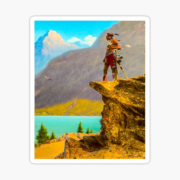 "fwc 5061 native american" Sticker by fwc-usa-company | Redbubble