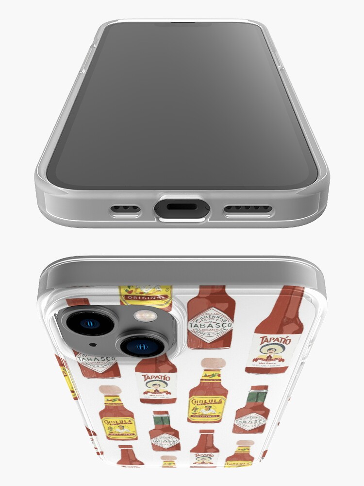 "Spicy hot sauce pattern vertical small" iPhone Case for Sale by ...