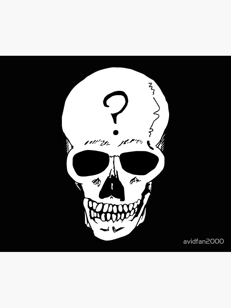 "Skull Question Mark" Poster by avidfan2000 | Redbubble