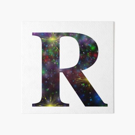 "Galaxy - Letter "R"" Art Board Print for Sale by planet-eye | Redbubble