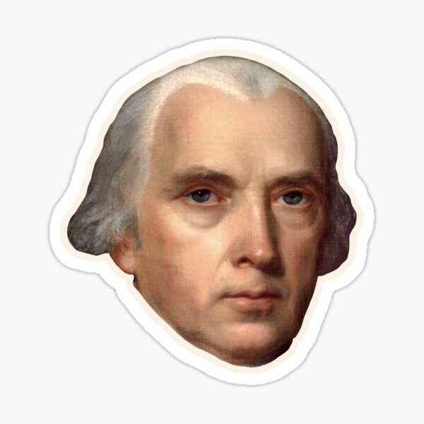 "James Madison - President of the United States" Sticker for Sale by ...