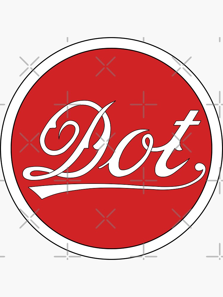 "DOT Motorcycles" Sticker for Sale by Bloxworth | Redbubble