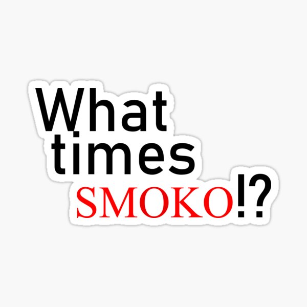 "What times Smoko!?" Sticker for Sale by Skipyellow | Redbubble