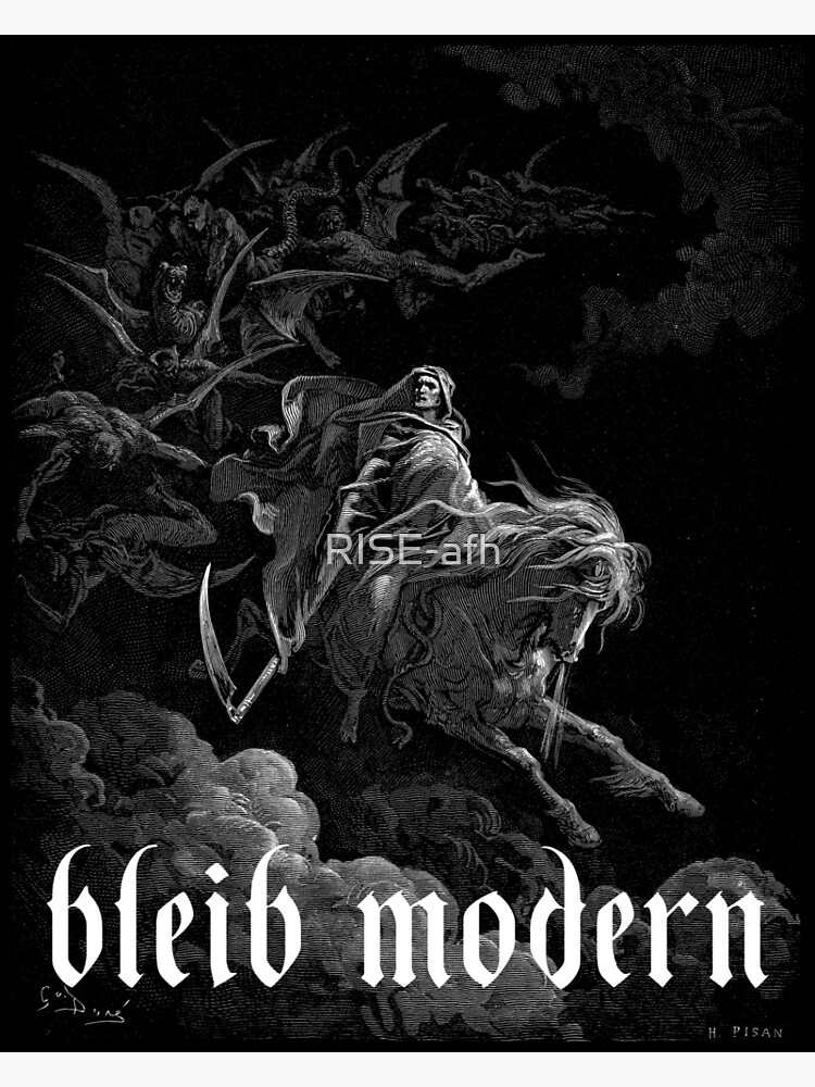 "Bleib Modern, darkwave recording artists" Poster for Sale by RISE-afh ...