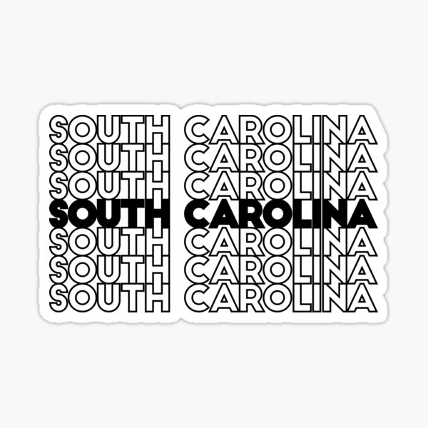 "South Carolina" Sticker by Lightfield | Redbubble