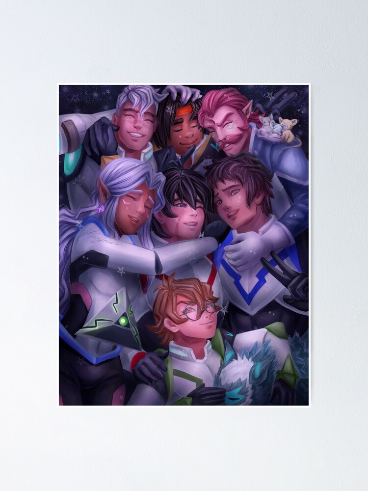 "Voltron Group" Poster for Sale by Stanglass | Redbubble