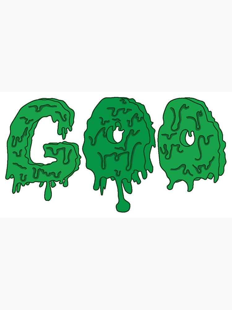 "Goo Text With Custom Font " Sticker by JBoogieProd | Redbubble