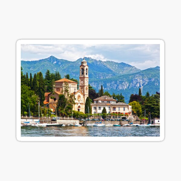 "Lake Como Italy" Sticker for Sale by AdrianAlford | Redbubble