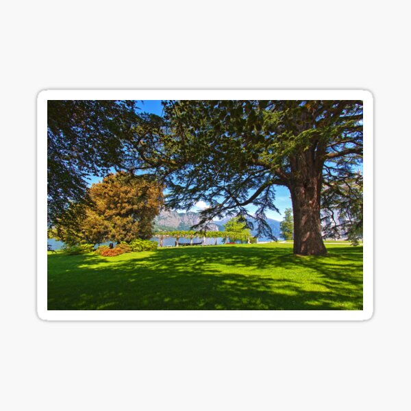 "Lake Como Park" Sticker for Sale by AdrianAlford | Redbubble