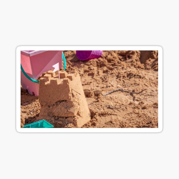 "Sand castle " Sticker by JCLG | Redbubble