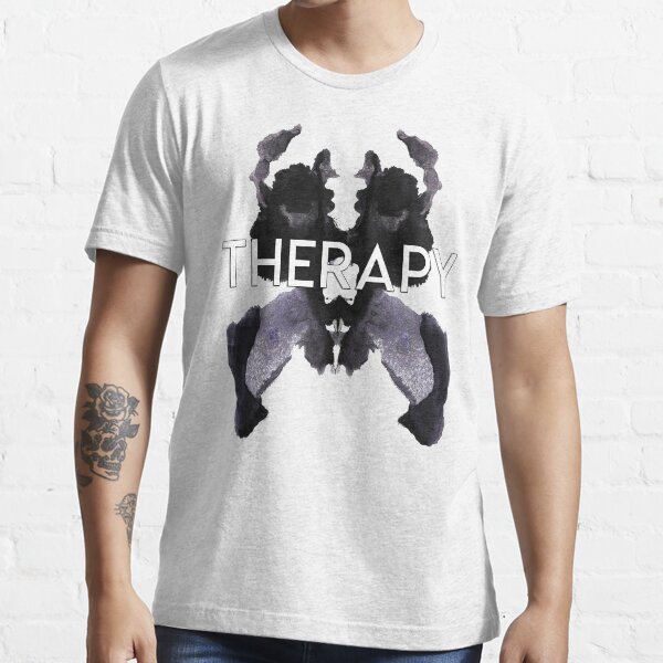 "Therapy Ink Blot" T-shirt by LadyCatFashion | Redbubble | therapy t ...
