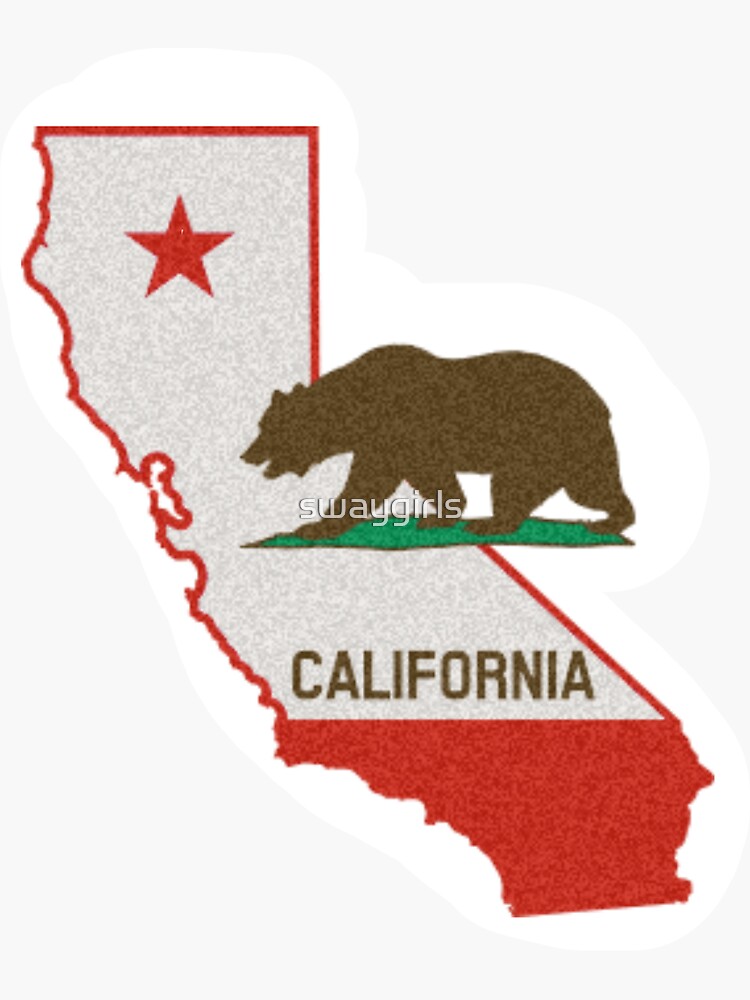 "California bear" Sticker for Sale by swaygirls | Redbubble