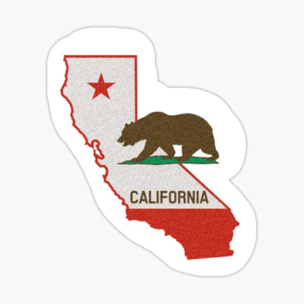 "California bear" Sticker for Sale by swaygirls | Redbubble