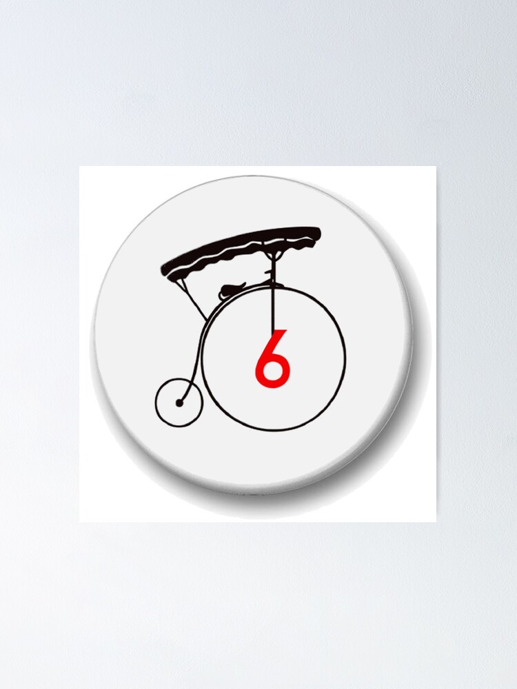 "The Prisoner No.6" Poster by Retrostickersnz | Redbubble