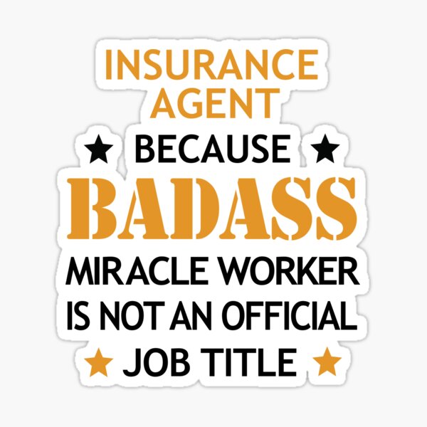 Funny Insurance Stickers | Redbubble