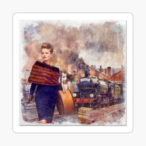 "Vintage Train" Sticker for Sale by CrisRodrigues | Redbubble