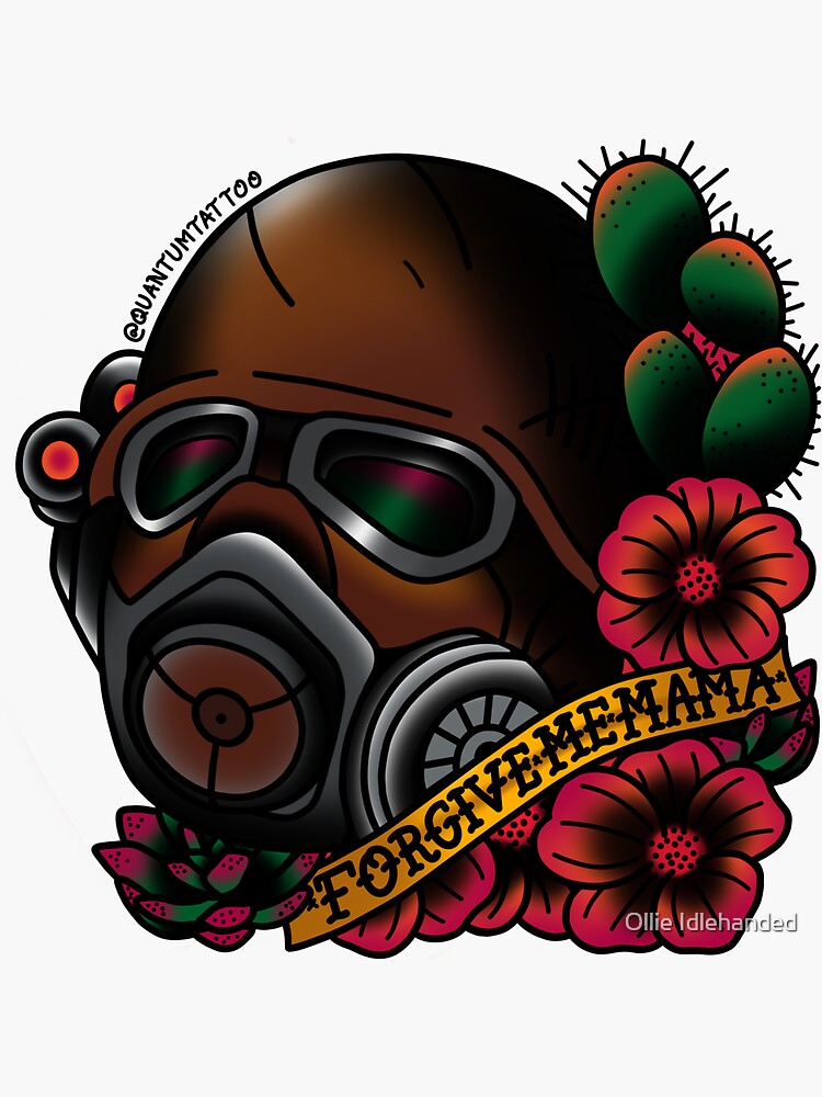 "Forgive Me Mama" Sticker for Sale by QuantumTattoo | Redbubble