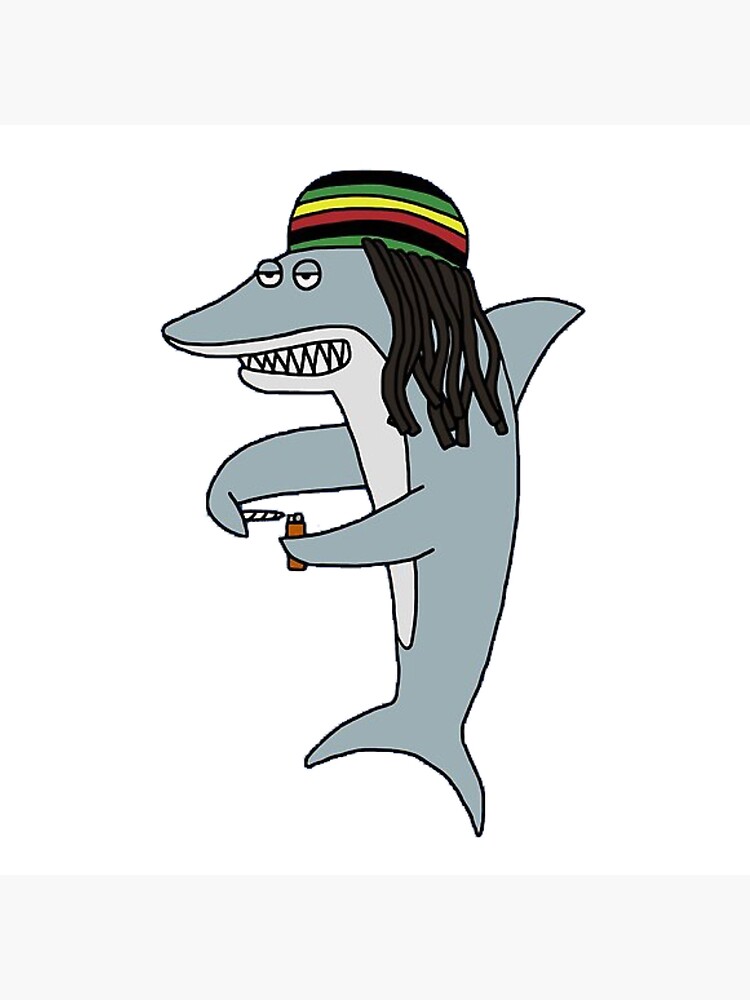 "Reggae Shark" Poster by denargo | Redbubble