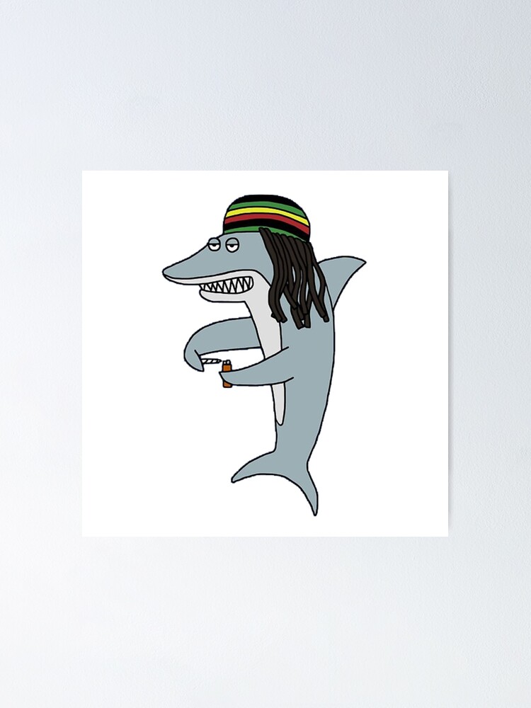 "Reggae Shark" Poster by denargo | Redbubble