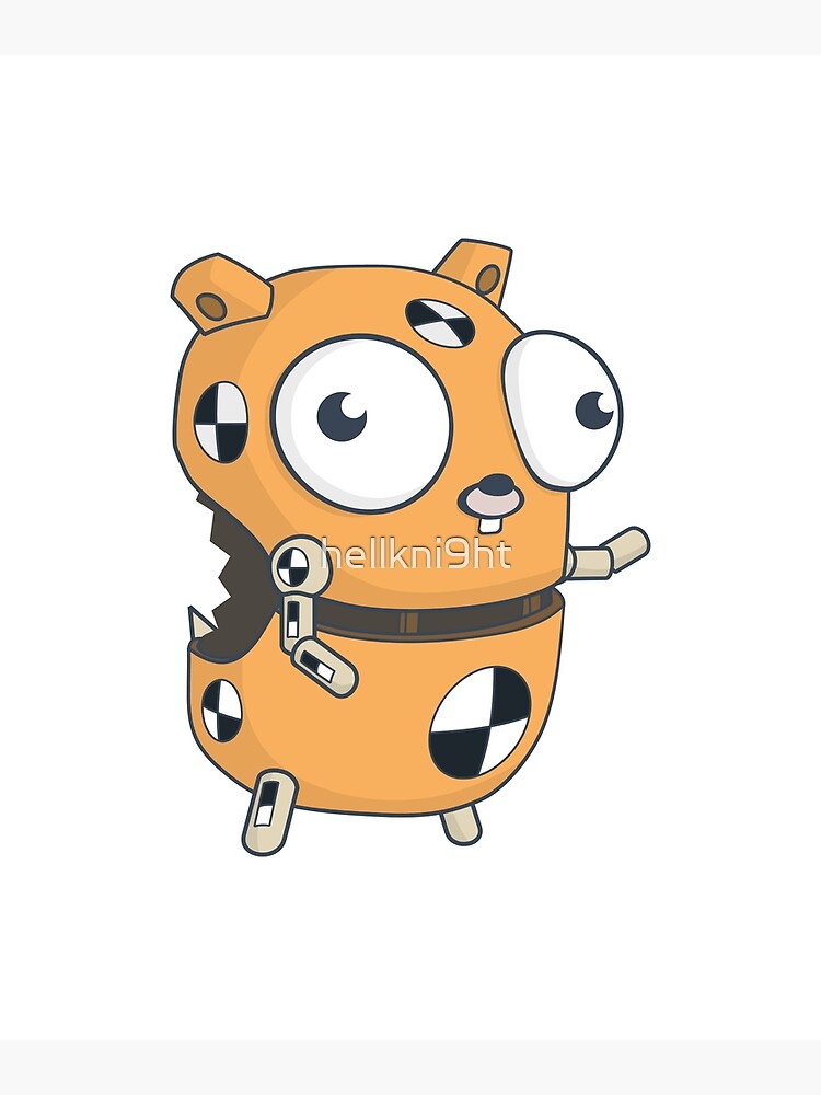 "The Go Gopher: Crash Test Dummy" Poster for Sale by hellkni9ht | Redbubble