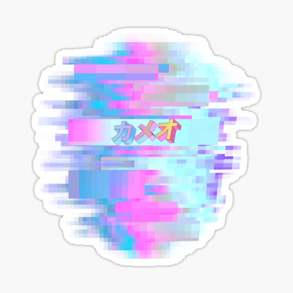 "glitch art" Sticker by prxsci | Redbubble