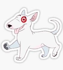 Target Dog Stickers | Redbubble