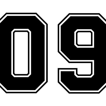 Lámina fotográfica for Sale con la obra «Número 09 de Jersey de deporte ...