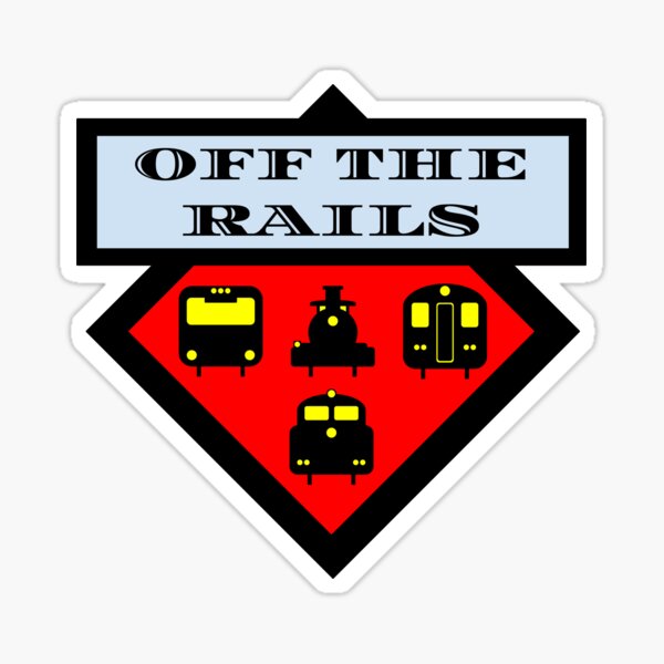 "Trainspotting | Off the Rails" Sticker by 8eye | Redbubble