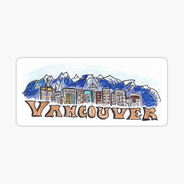 "Vancouver Doodle" Sticker for Sale by 0liviasdoodles | Redbubble