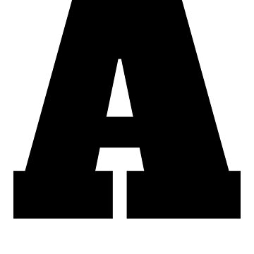 "Alphabet A (Uppercase letter a), Letter A" Poster for Sale by Marwa ...