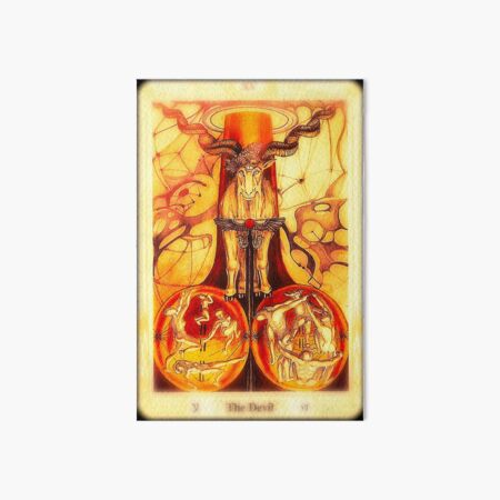 "Crowley Thoth Tarot Card THE DEVIL #15" Art Board Print for Sale by ...