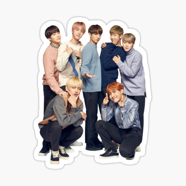 "bts " Sticker for Sale by bbyaria | Redbubble