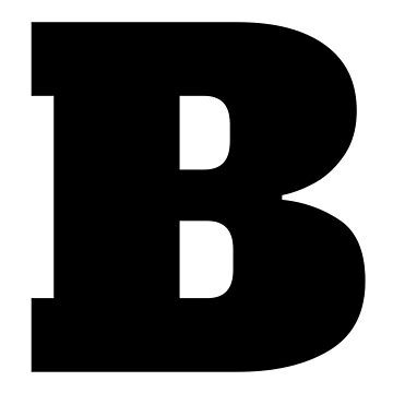 "Alphabet B (lower case letter b), Letter B" Art Print for Sale by ...