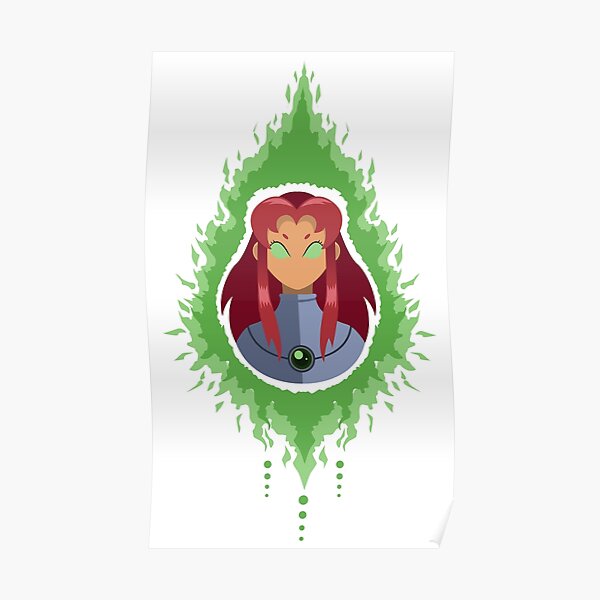 "Starfire" Poster for Sale by Chofy87 | Redbubble
