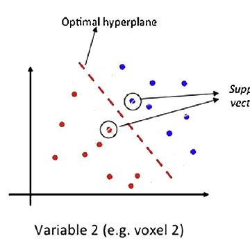 "Support Vector Machine- Hyperplan" Sticker for Sale by psychometrics ...