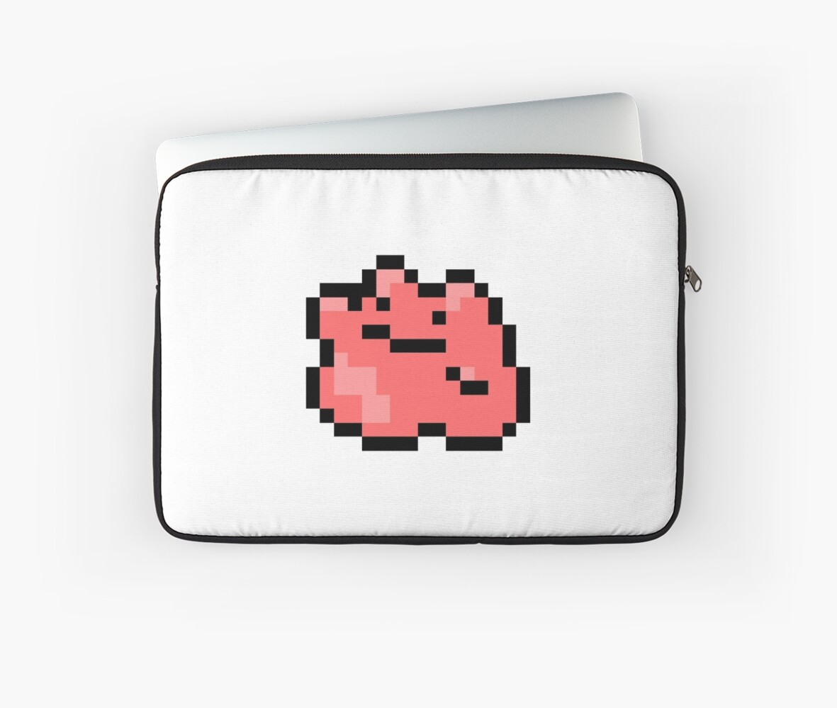 "Pokemon 8-Bit Pixel Ditto 132" Laptop Sleeves by Shane Russell | Redbubble