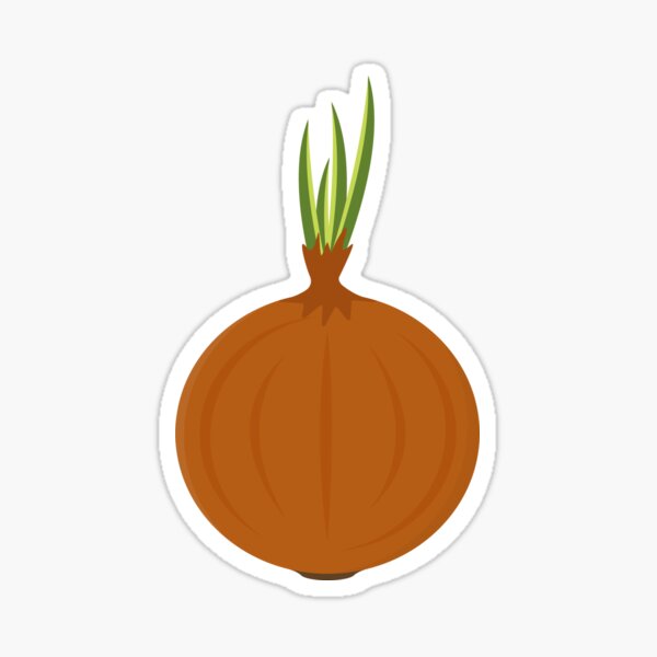 "Onion" Sticker by jaymoondesign | Redbubble