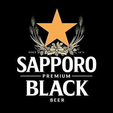 "Sapporo Premium Black" Postcard for Sale by kanban | Redbubble