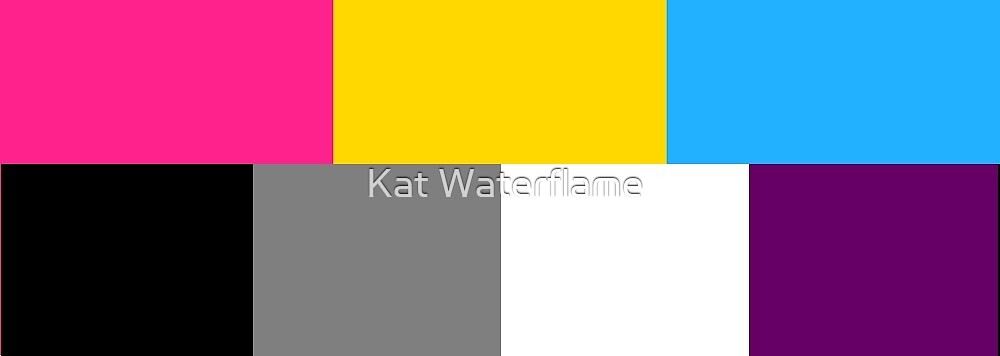 "Panromantic Asexual Flag" by Kat Waterflame | Redbubble