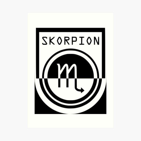 "Scorpion coat of arms" Art Print for Sale by Brauchi78 | Redbubble