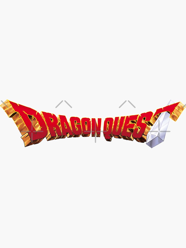 "Dragon Quest Series Logo" Sticker for Sale by RubenCRM | Redbubble