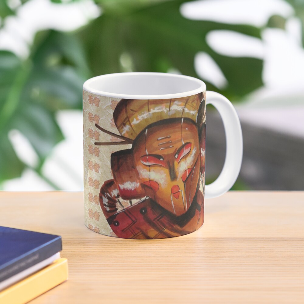 "Japanese Cyber Geisha" Tasse von rorisu-art | Redbubble