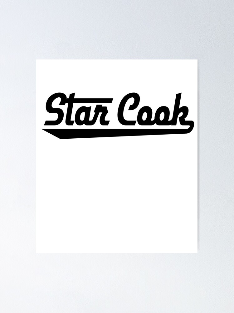 "Star cook" Poster by Vectorqueen | Redbubble