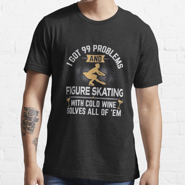 "figure skating" T-shirt for Sale by EduardBeck | Redbubble | ice art t ...