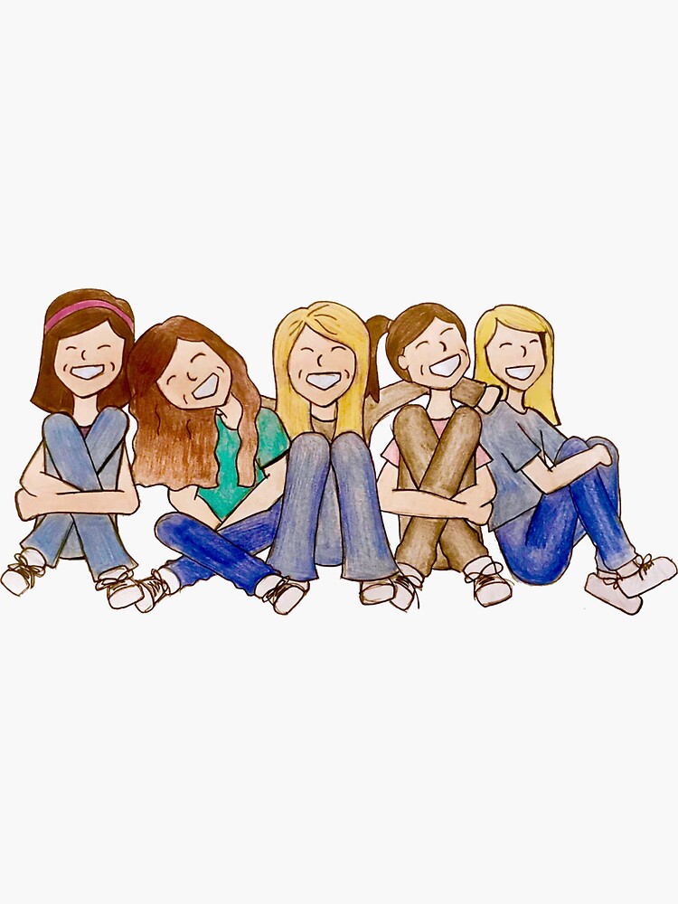 Five Friends Animated Five Friends HD Wallpapers | Pxfuel