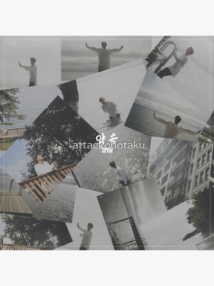 "PROMISE JIMIN ver 2" Sticker for Sale by attackonotaku | Redbubble