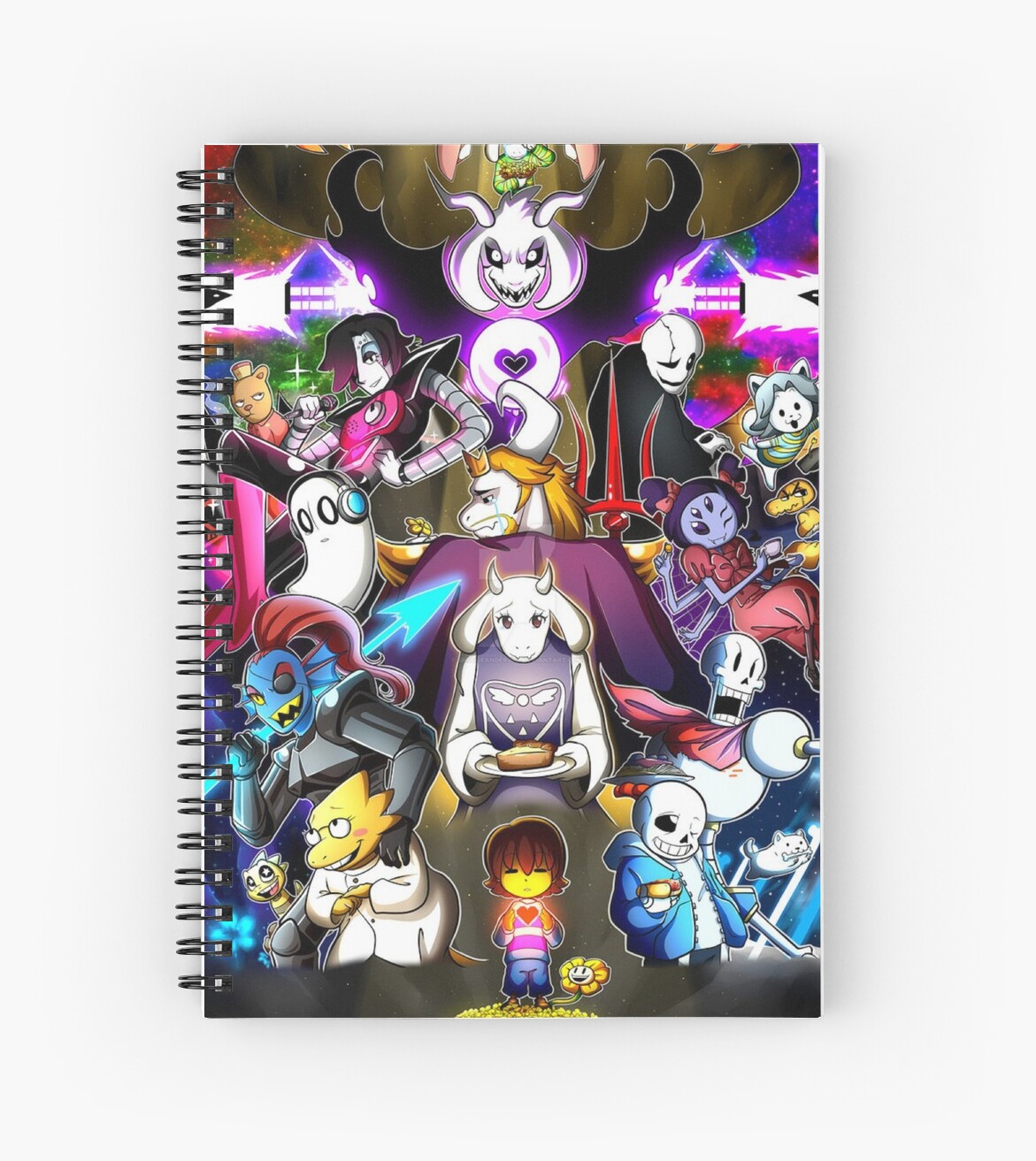 "undertale" Spiral Notebook by NanieV | Redbubble