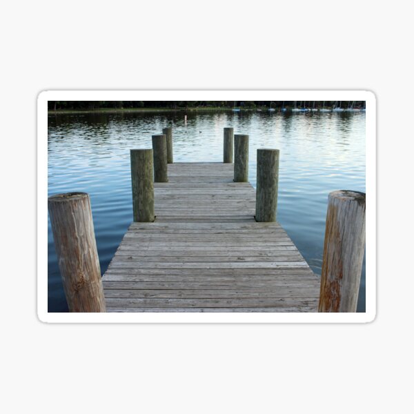 "The Dock" Sticker for Sale by Susiesphotos | Redbubble