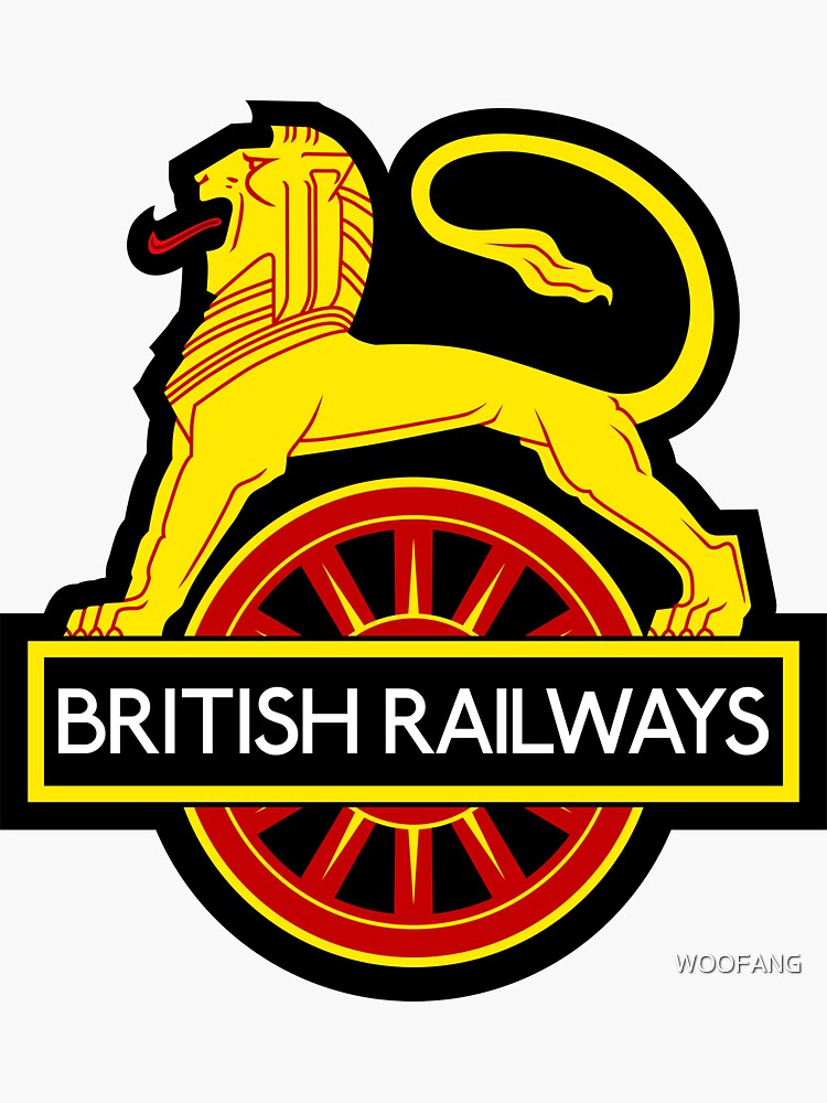 "BRITISH RAILWAYS" Sticker for Sale by WOOFANG | Redbubble
